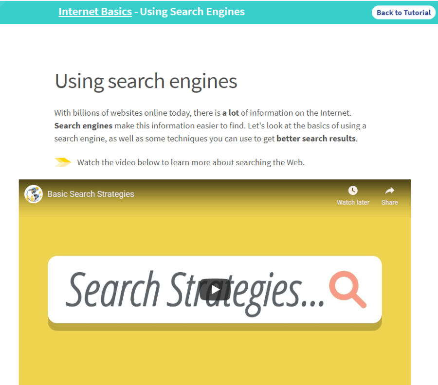 Search Engine Strategies - Technology Curriculum